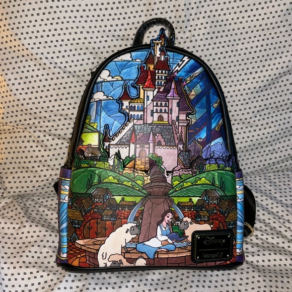 Loungefly | Bags | Beauty And The Beast Castle Disney Loungefly Mini ...
